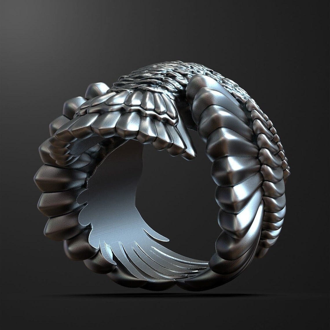 Eagle Wax Pattern Ring for Lost Wax Casting Jewelry Castable Wax Resin ...