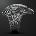 Eagle Head Ring Wax Patterns for Lost Wax Casting Jewelry / Castable ...