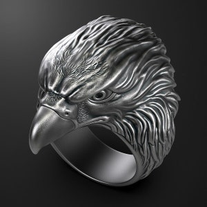 Eagle Head Ring Wax Patterns for Lost Wax Casting Jewelry / Castable ...