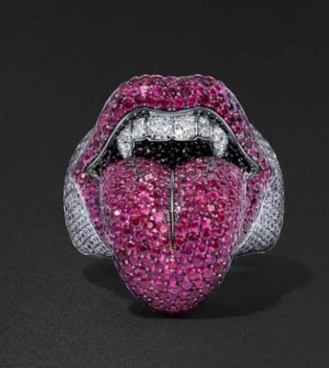 Lick of Death Wax Pattern Ring for Lost Wax Casting Jewelry Castable ...