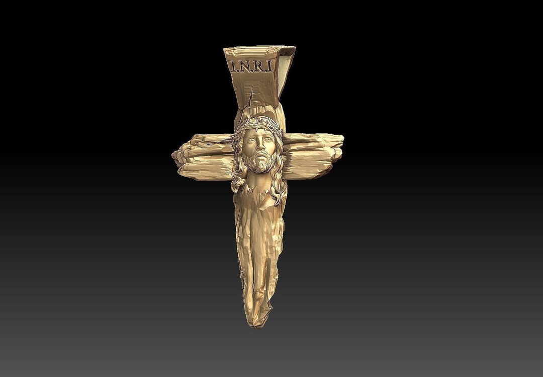 Jesus Christ Wooden Cross Pendant Wax Patterns for Lost Wax Casting ...