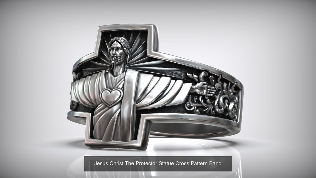 Jesus Christ Statue Ring Wax Patterns for Lost Wax Casting Jewelry ...