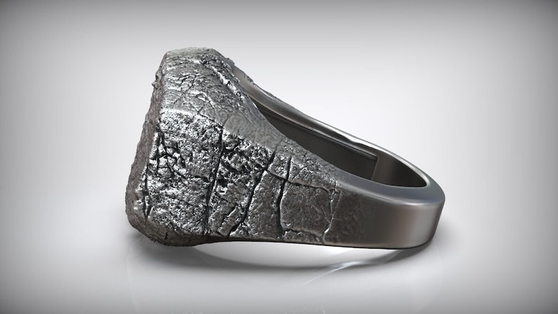 Grunge Rock Ring Wax Patterns for Lost Wax Casting Jewelry / Castable ...