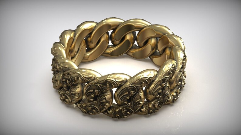Miami Cuban Wax Pattern Ring for Lost Wax Casting Jewelry Castable Wax ...