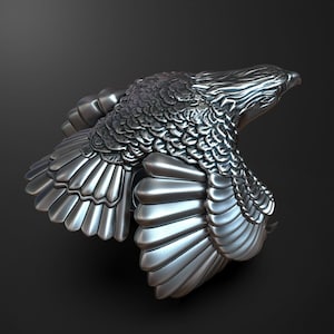 Eagle Wax Pattern Ring for Lost Wax Casting Jewelry Castable Wax Resin ...