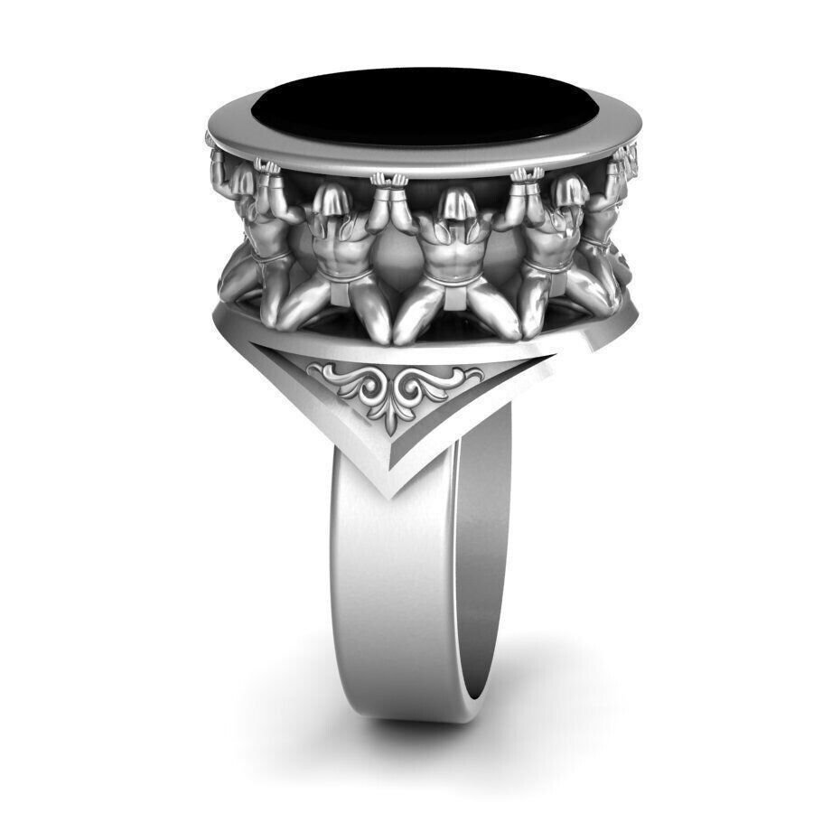 Priest Cult Ring Wax Patterns for Lost Wax Casting Jewelry / Castable ...