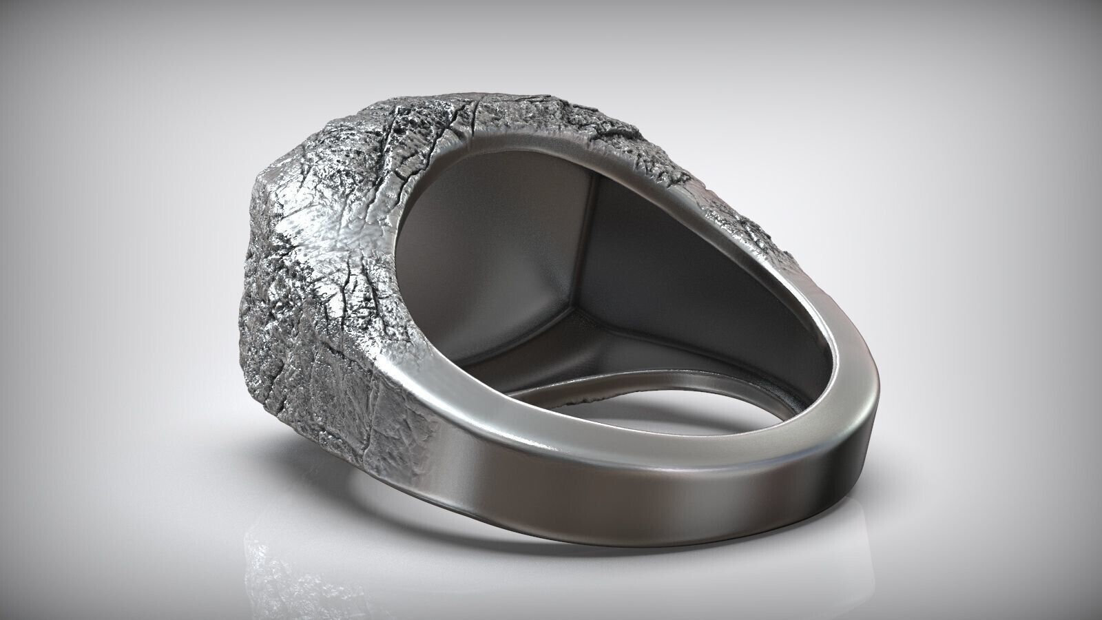 Grunge Rock Ring Wax Patterns for Lost Wax Casting Jewelry / Castable ...