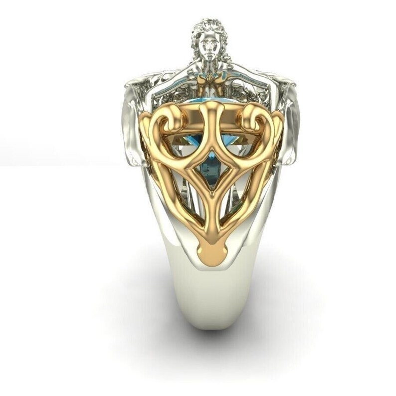 Topaz Angel Wax Pattern Ring for Lost Wax Casting Jewelry Castable Wax ...