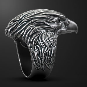 Eagle Head Ring Wax Patterns for Lost Wax Casting Jewelry / Castable ...