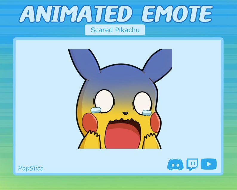 Animated Scared Pikachu Emote for Twitch & Discord - Etsy Animated Scared Pikachu Emote for Twitch & Discord - Etsy