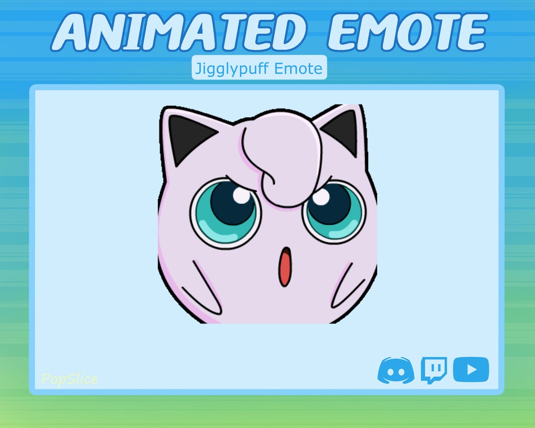 Animated Jigglypuff Emote for Twitch & Discord - Etsy