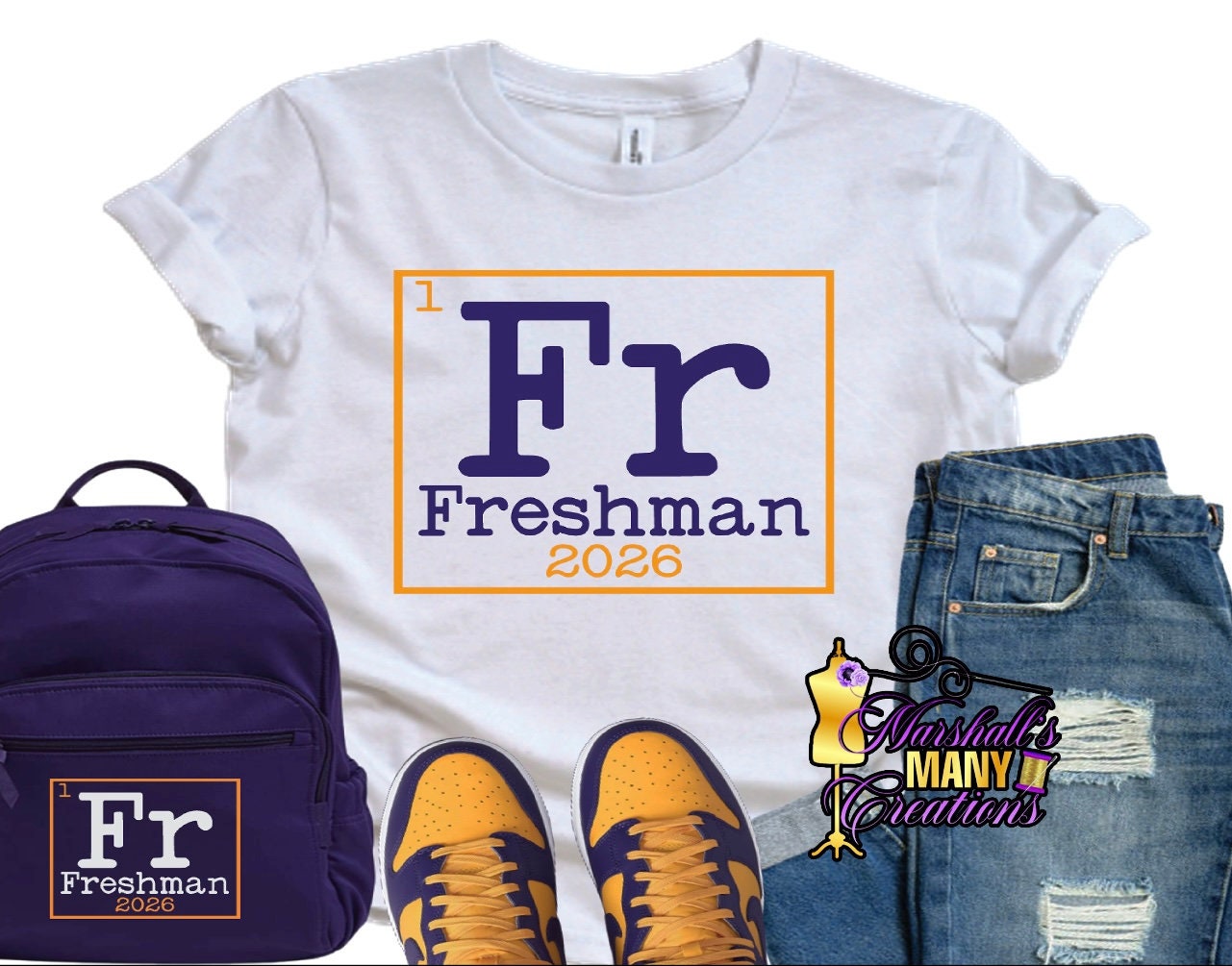 High School Class Element Shirt/freshmen/sophomore/junior/senior/back ...