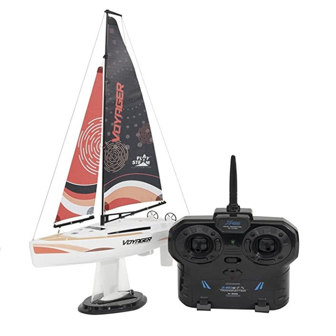 Playsteam® Voyager 280 Motor-power RC Sailboat - Etsy