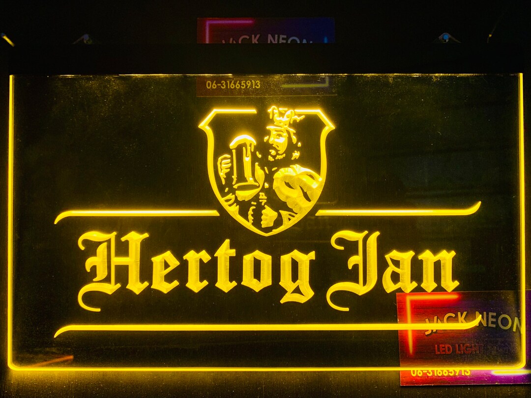 LED Light Sign HERTOG-JAN 3D Neon Look - Etsy