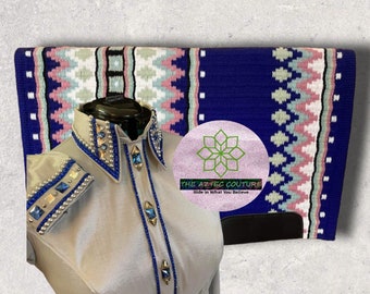 NEW Western Competition Horse Riding Show Wear Shirt Blouse Jacket ...