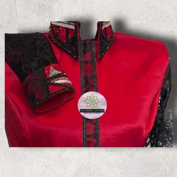 Red Western Rail Shirt - Etsy