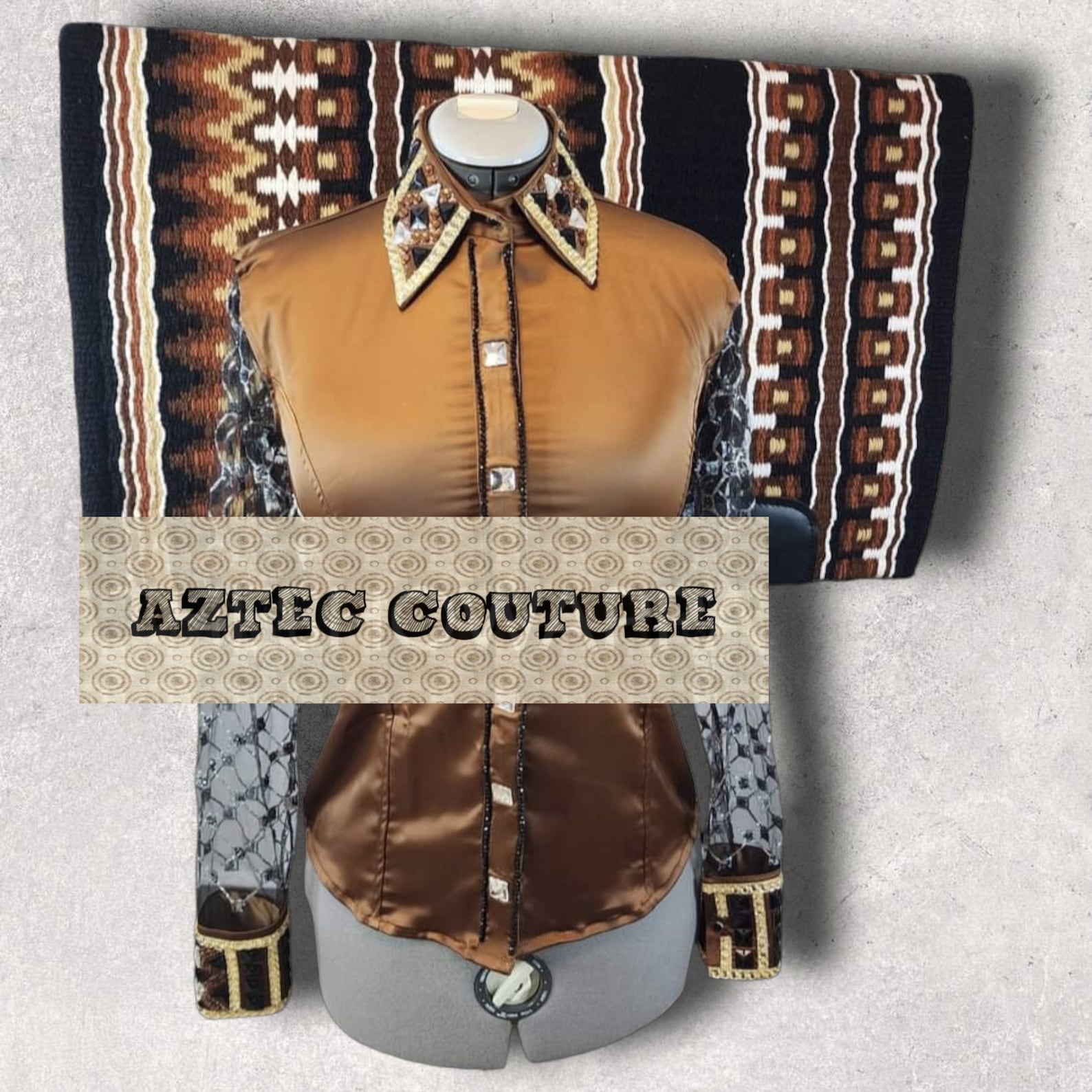 Combo Western Show Shirt Western Show Outfits Pleasure - Etsy