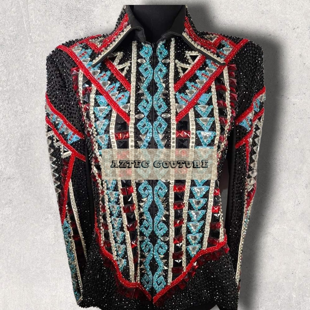 NEW Western Competition Horse Riding Show Wear Shirt Blouse Jacket ...