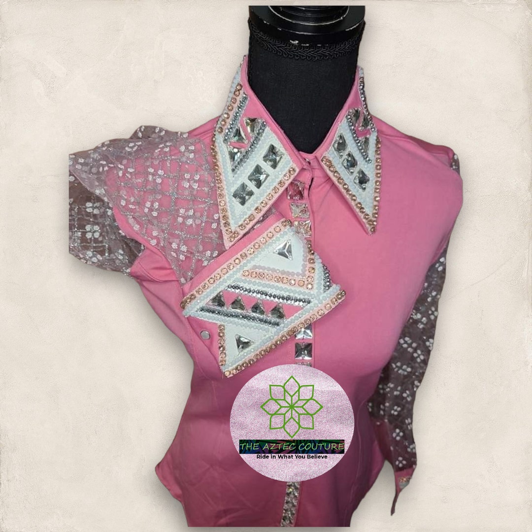 Combo Western Pink Show Shirt Western Show Outfits Pleasure Western ...