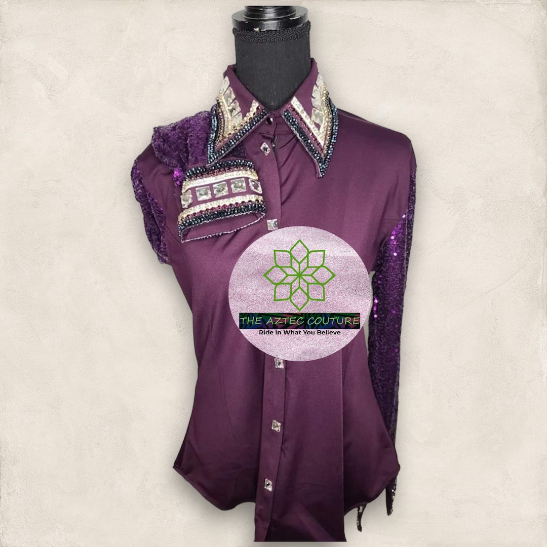 Western Custom Rodeo Queen Showmanship Horsemanship Women Show Shirt ...