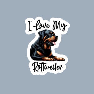 Rottweiler, Dog Stickers, Waterproof Stickers, Water Bottle Stickers ...