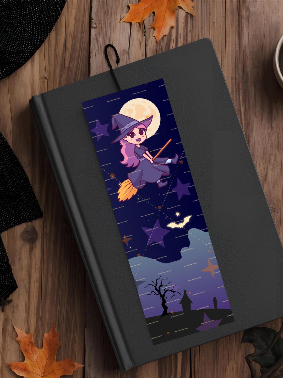 Halloween Bookmark Bundle, Printable Cute Halloween Bookmarks, Instant ...
