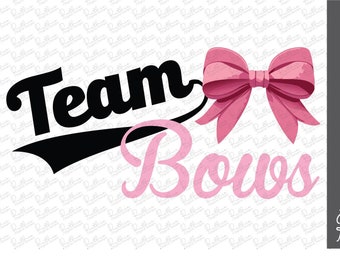 Baseball or Bows Baseball Bat Bow Gender Reveal PNG - Etsy