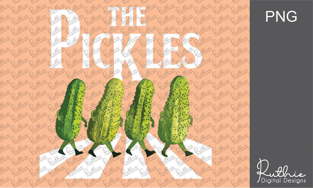 The Pickles PNG Pickles Walking Down a Road PNG Pickle Instant Download ...
