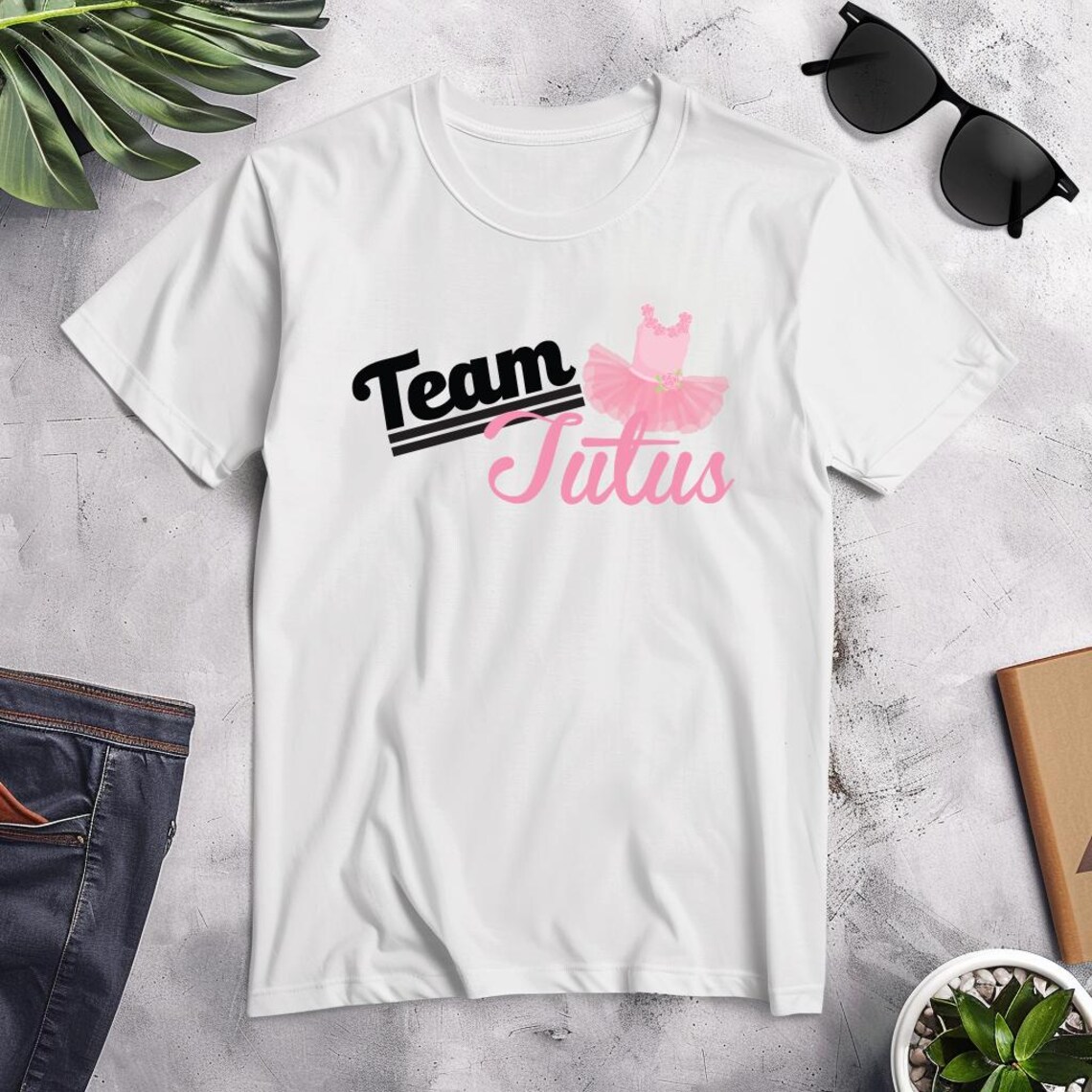 Team Tutus Gender Reveal PNG | Instant Download PNG - Etsy