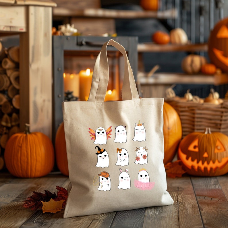 Ghoulietta Cute Ghost Collage PNG, Halloween PNG, Naughty Ghost, Ghosts ...
