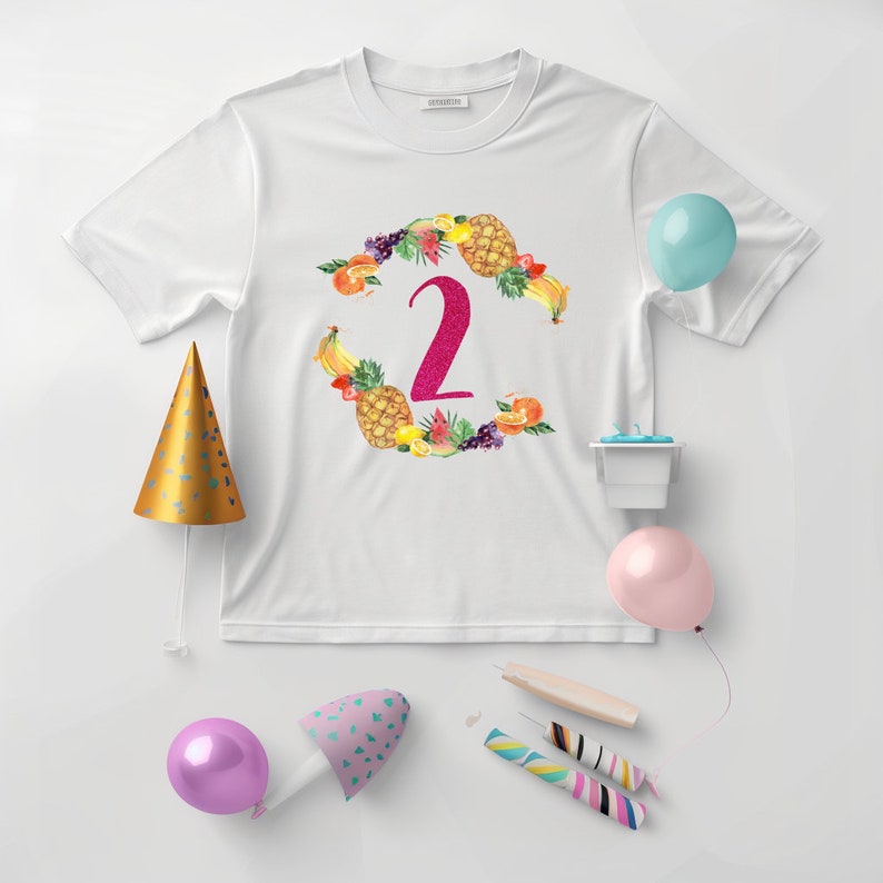 Second Birthday Fruits Onetanamera PNG - Etsy