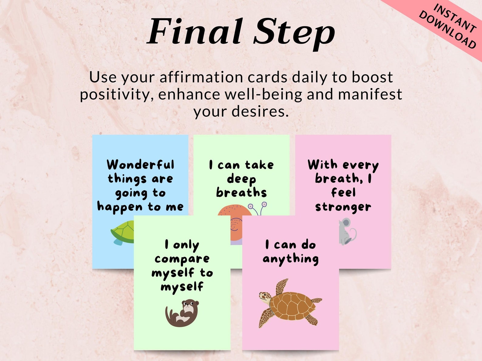 Kids Affirmation Cards | Printable | Kids Learning | Kids Art ...