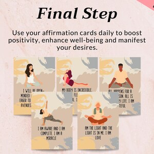 Yoga Affirmation Cards | Digital Download | Yoga Tips | Mindfulness ...
