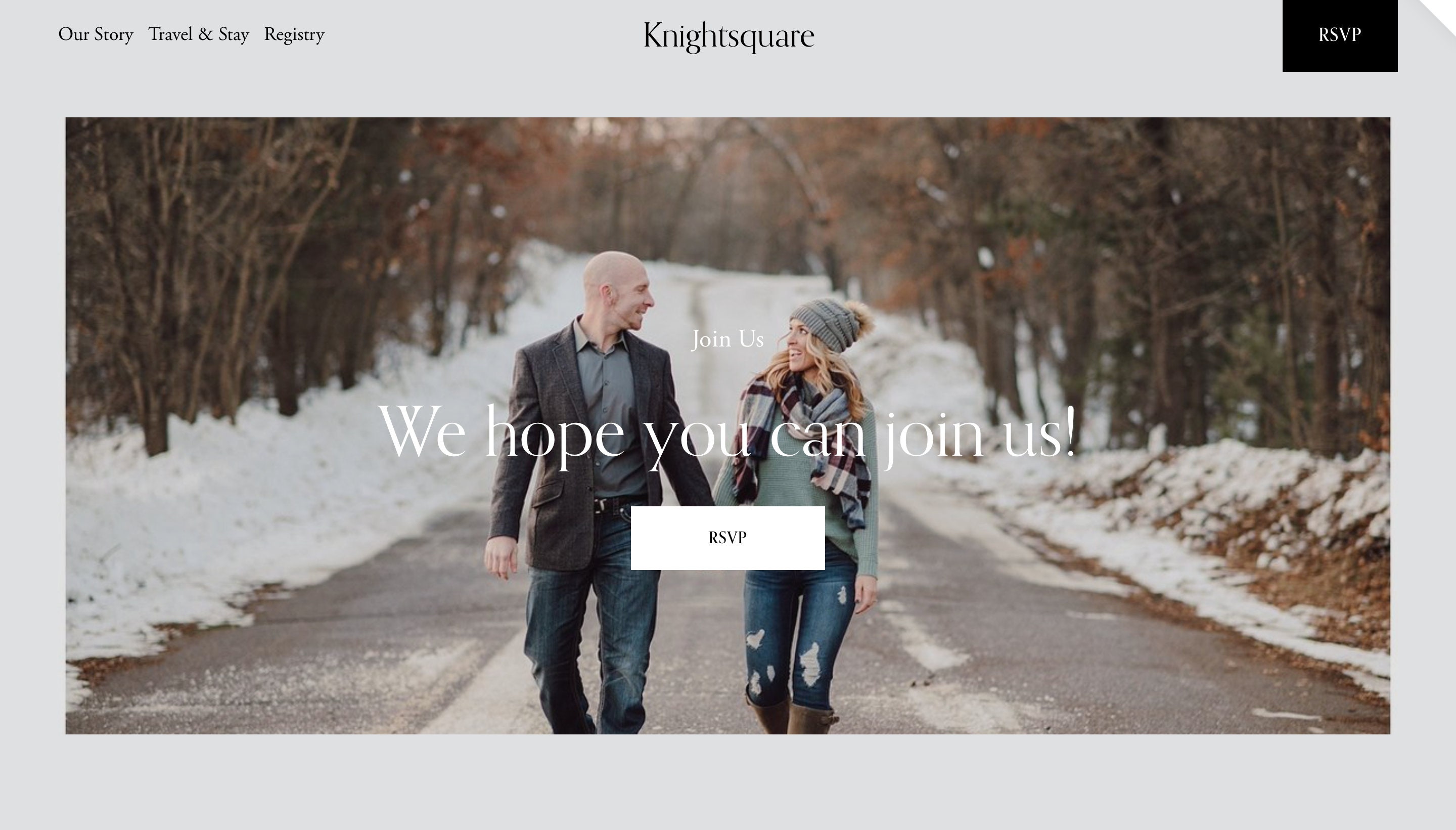Squarespace Template Wedding Invitation, Mobile Friendly, Party Invite ...