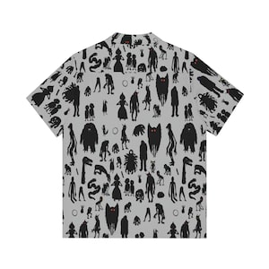 Covered by Cryptids, Men's Hawaiian Shirt - Etsy