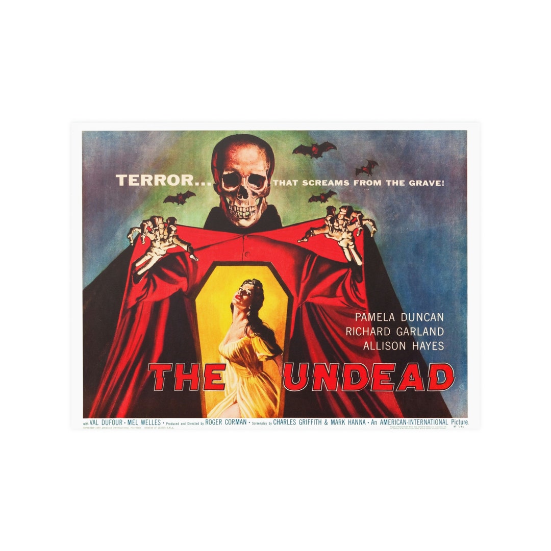 The Undead 1957 Horror Film, Satin Poster (210gsm) - Etsy