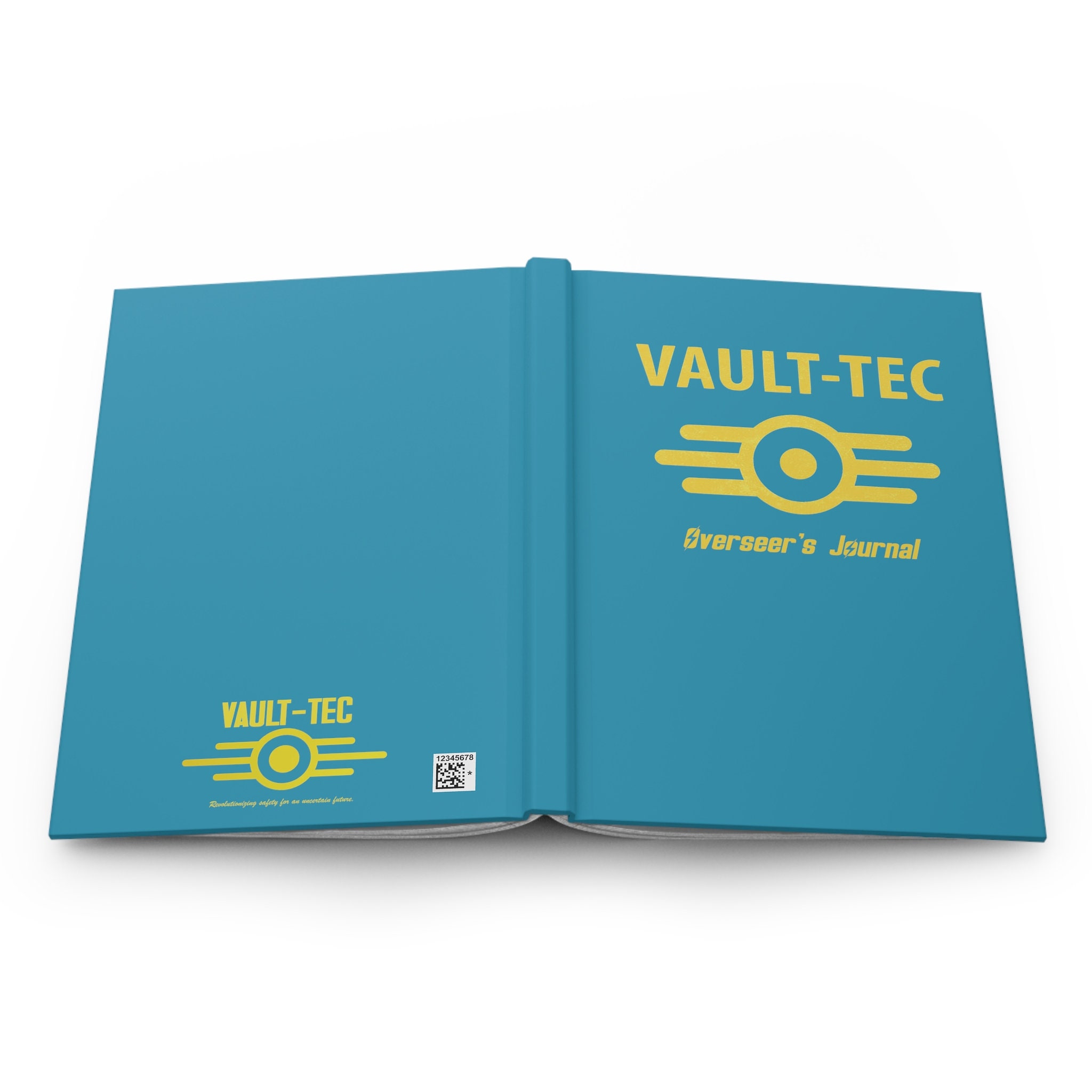 Vault Tec, Overseer's Journal, Fallout Inspired, Hardcover Journal ...