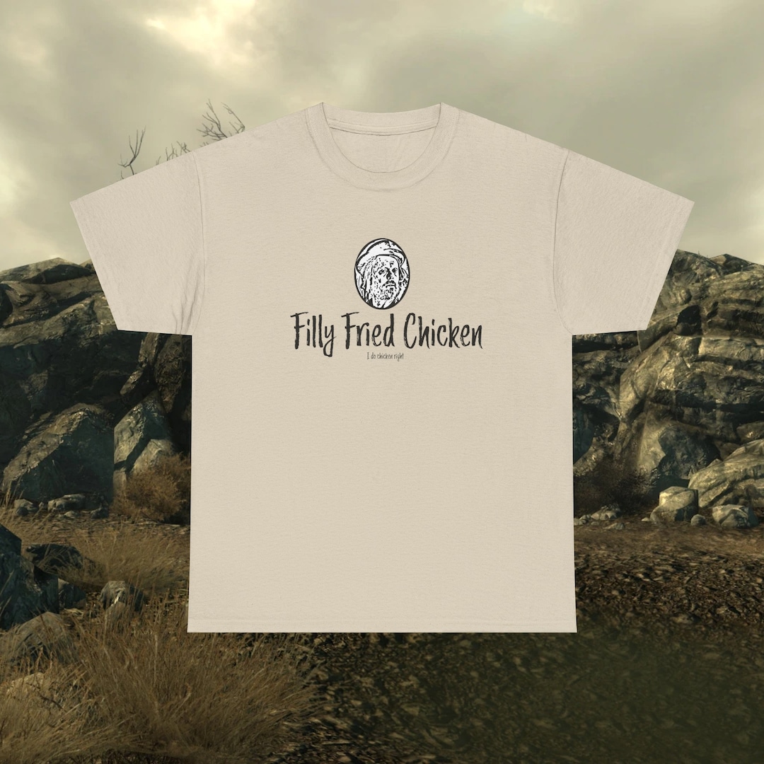 Filly Fried Chicken, Fallout, Snake Oil Salesman, Unisex Heavy Cotton ...