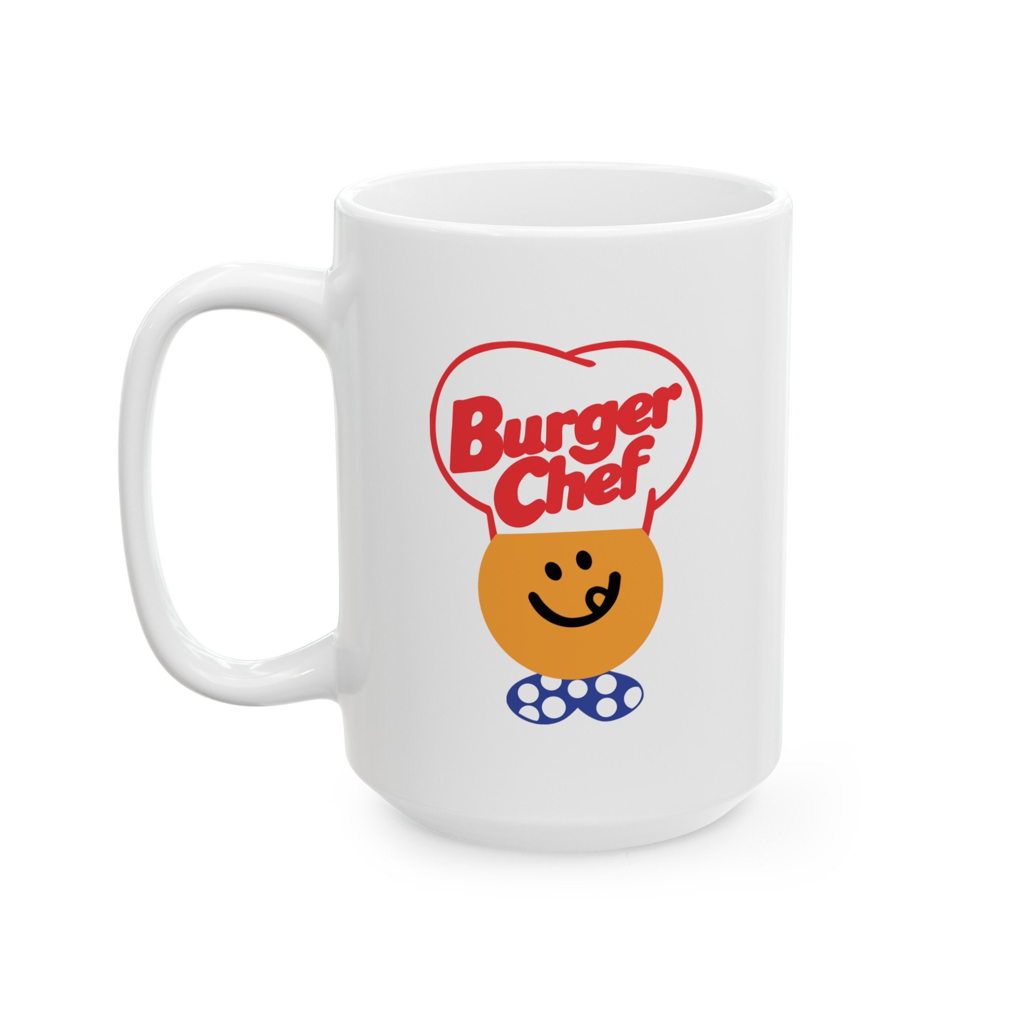 Vintage Burger Chef Fun Meal Logo, Large 15 Oz Ceramic Mug - Etsy