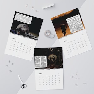 Cryptid Clippings, Cryptids With Newspaper Articles, Wall Calendars ...