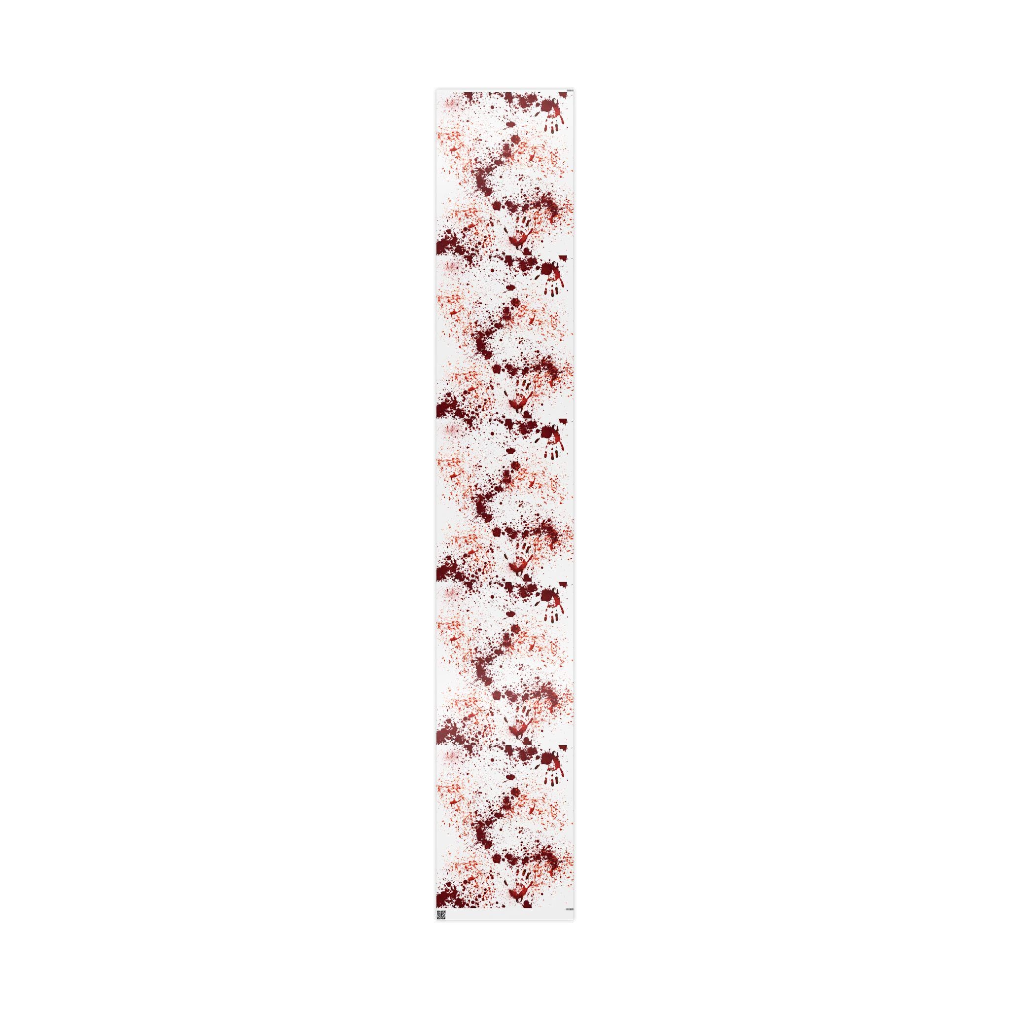 Bloody Handprint Wrapping Paper - Horror Gift Wrap - Etsy