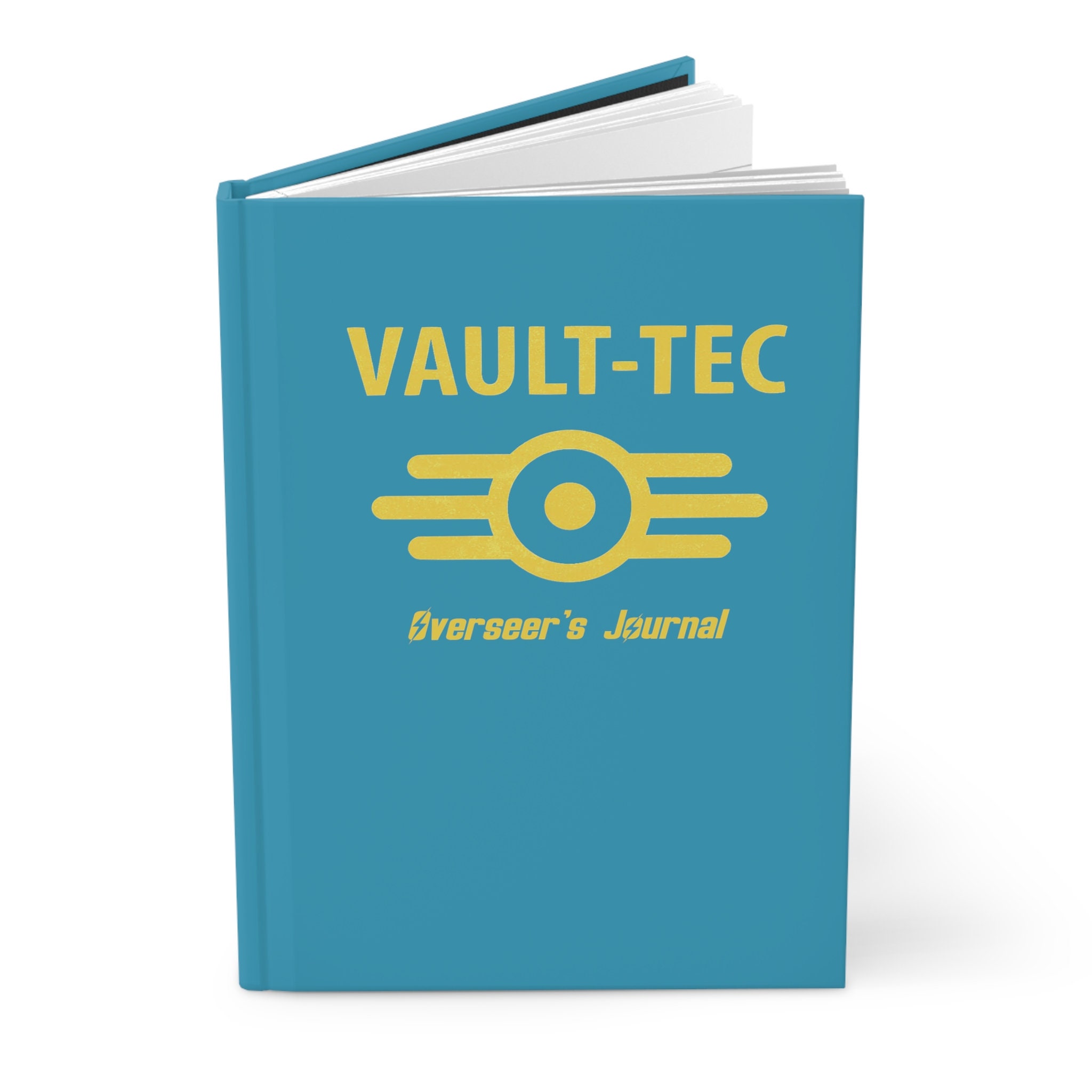 Vault Tec, Overseer's Journal, Fallout Inspired, Hardcover Journal ...