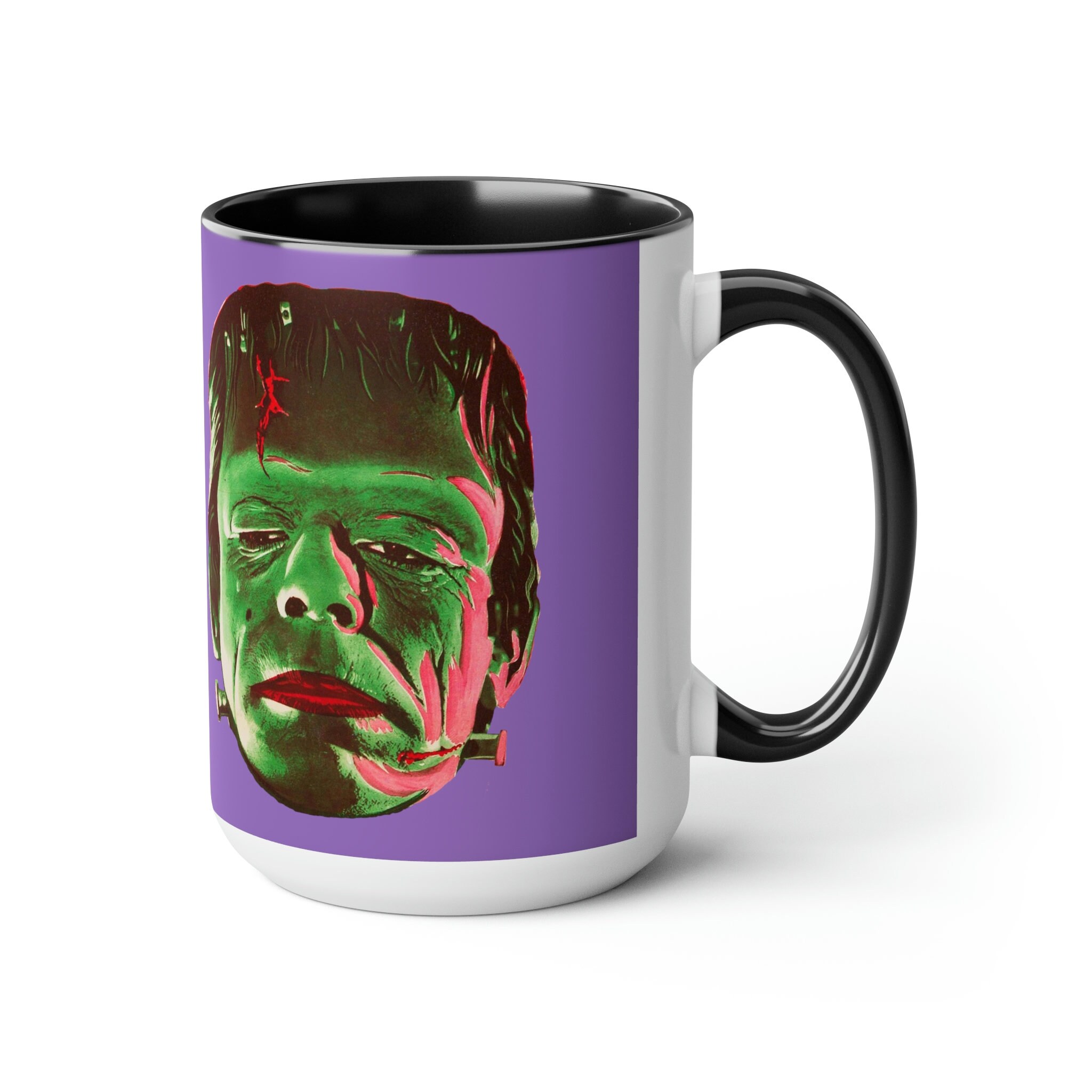 Frankenstein's Monster, Vintage Boris Karloff, Large Two-tone Coffee ...