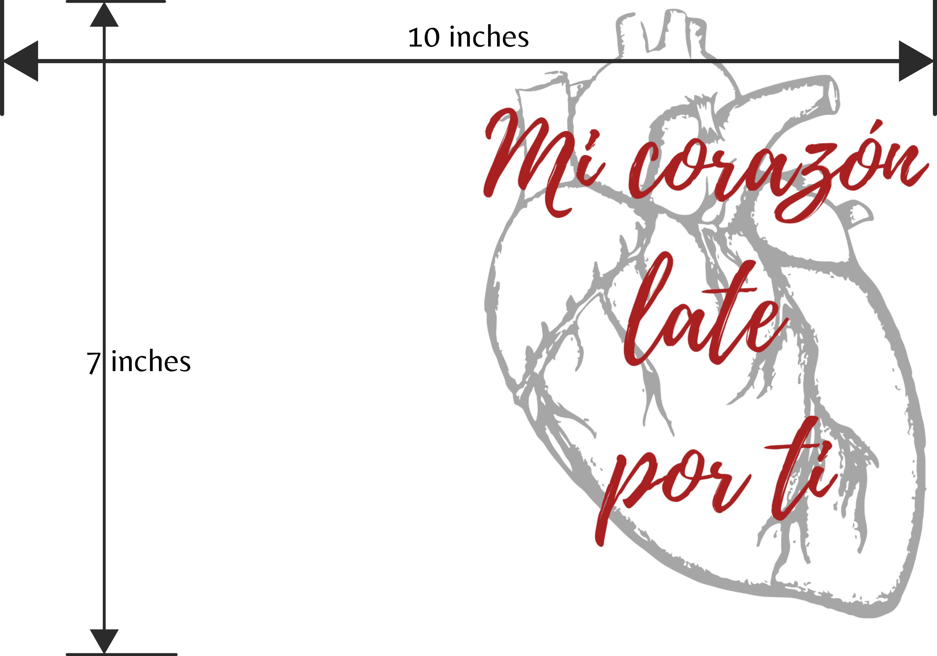 Spanish Valentine's Day Greeting Card - Etsy