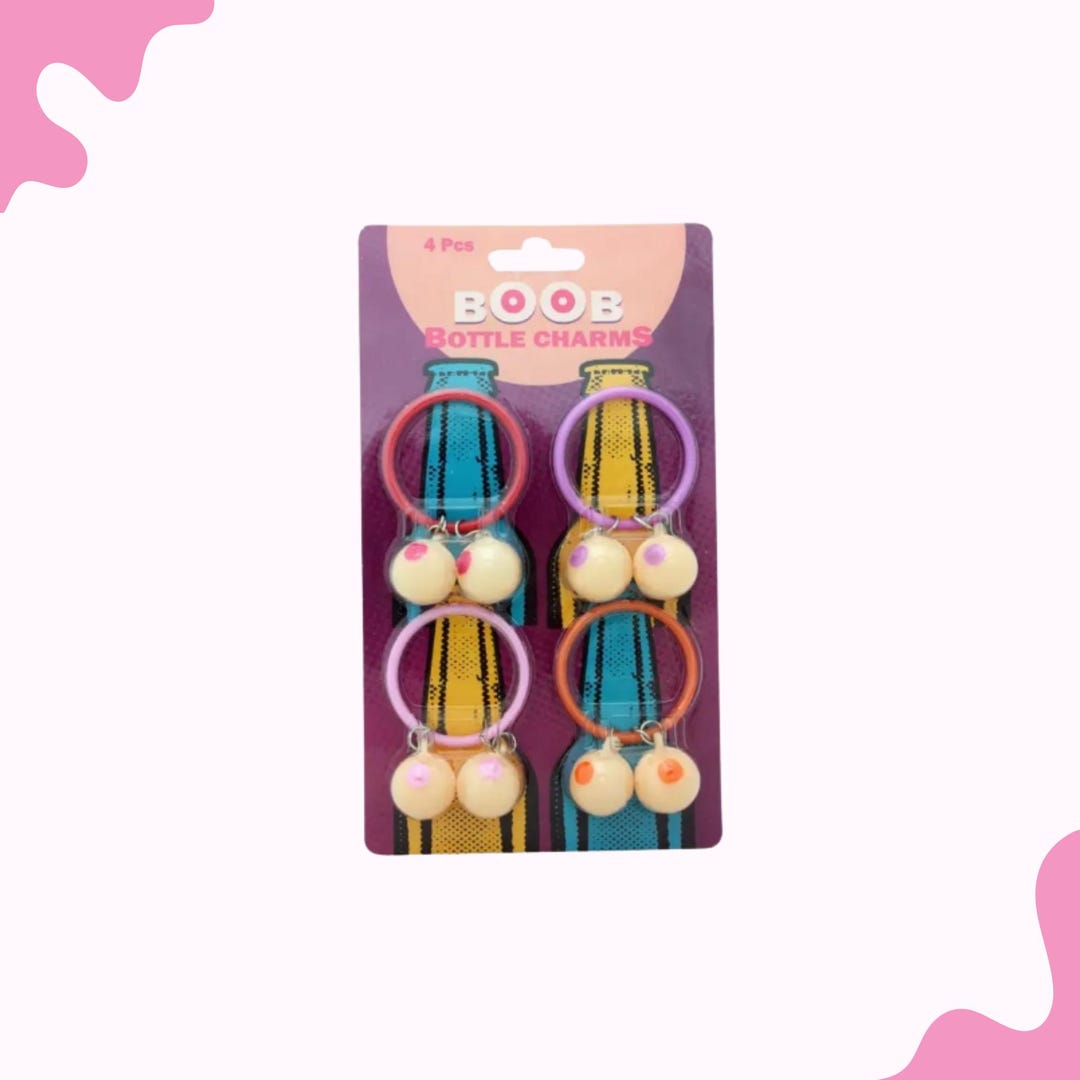 Boob Drink Markers, Set of 4 Party Favors, Bachelorette or Girls Night ...