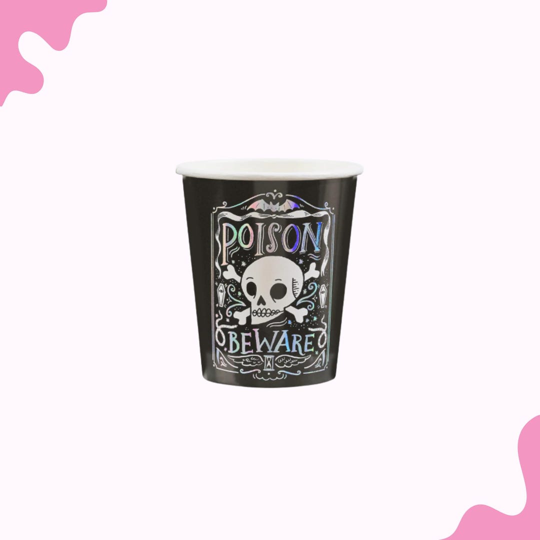 Doomsday Cups, Bachelorette Party Tableware, Pick Your Poison Cups ...