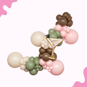 A Tini Bit in Love Balloon Garland Kit, Martini Theme Bachelorette ...