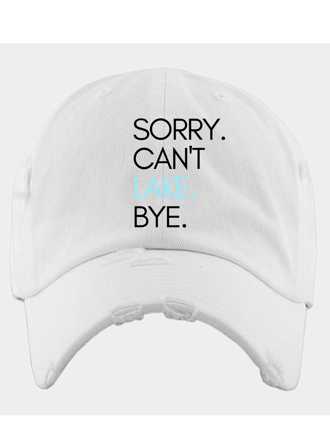 Sorry Can't Lake Bye Hat Lake Life Hat Lake Vacation - Etsy