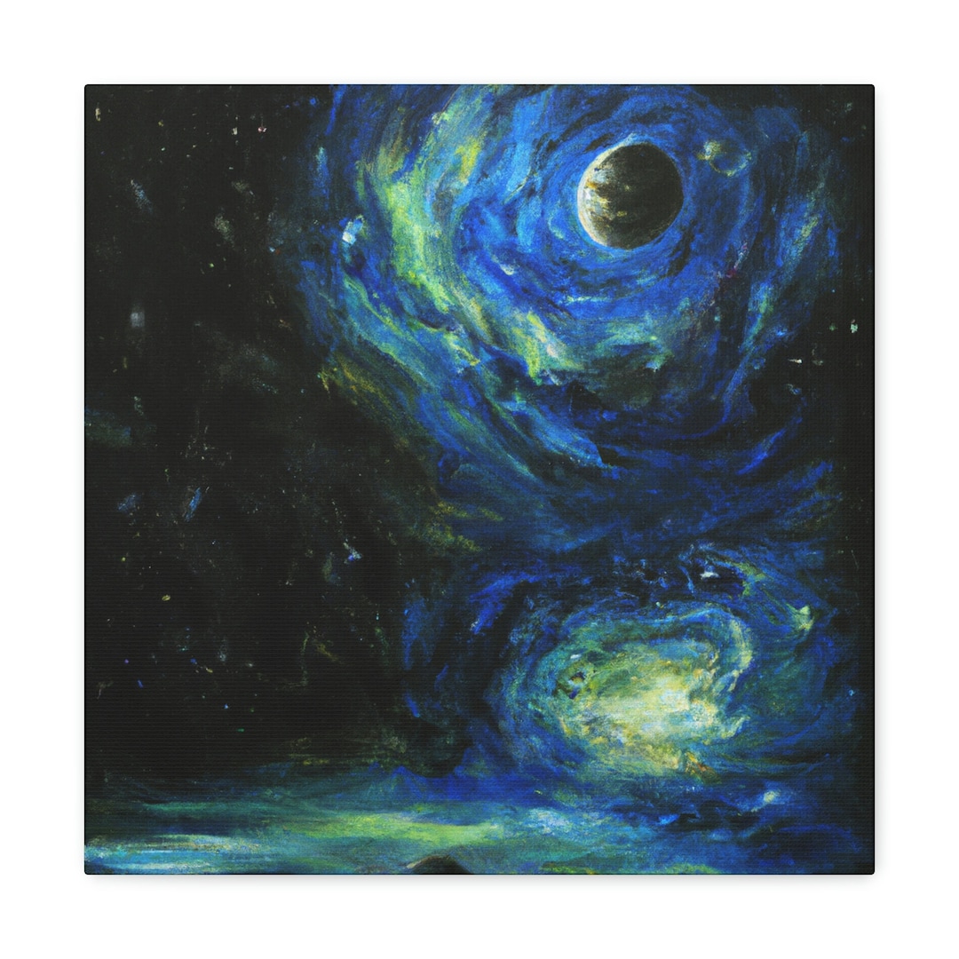 Deep Space Painting | Abstract Art | Canvas Wall Print | Great Gift ...