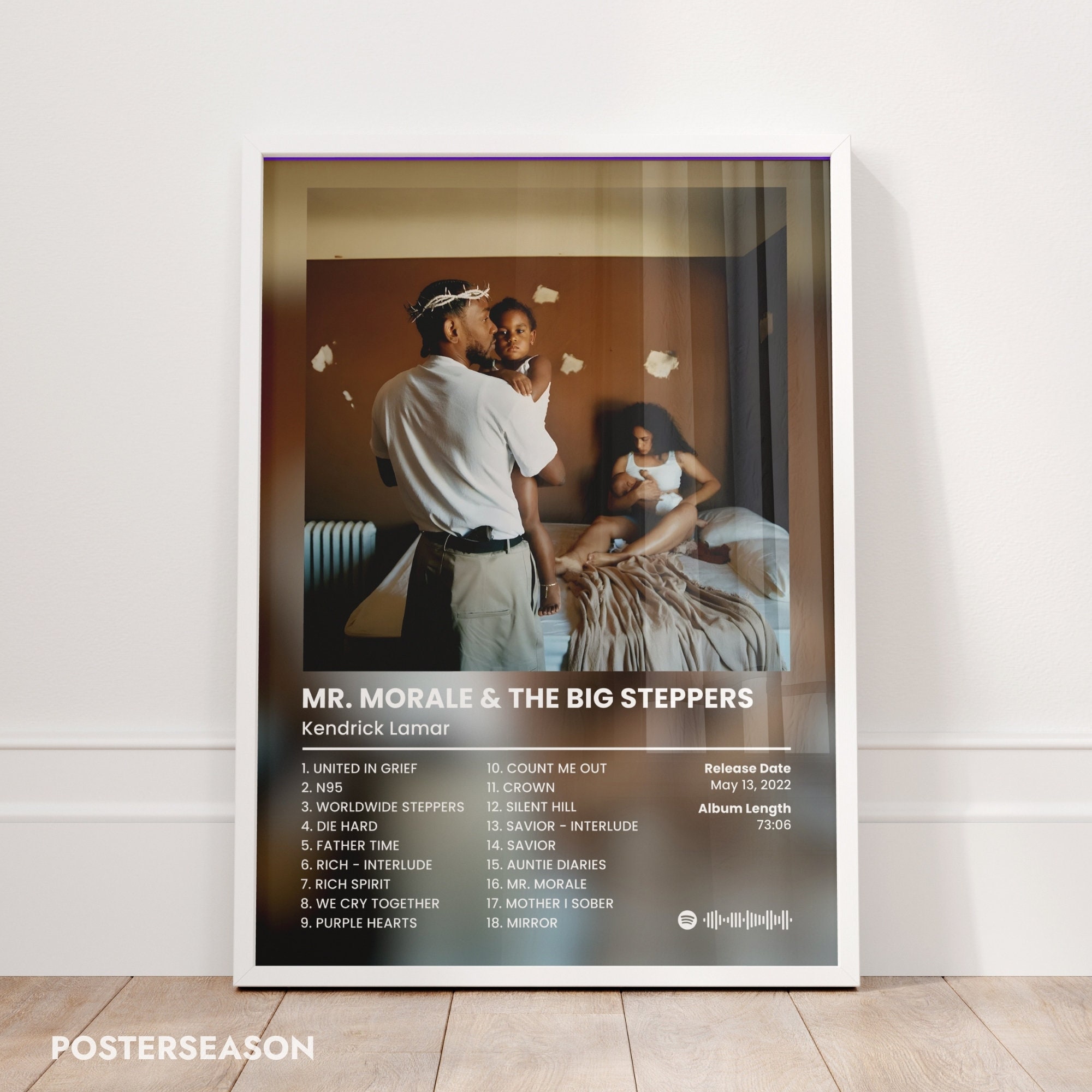 Kendrick Lamar Cover Poster, Album Poster, Mr Morale & the Big Steppers ...